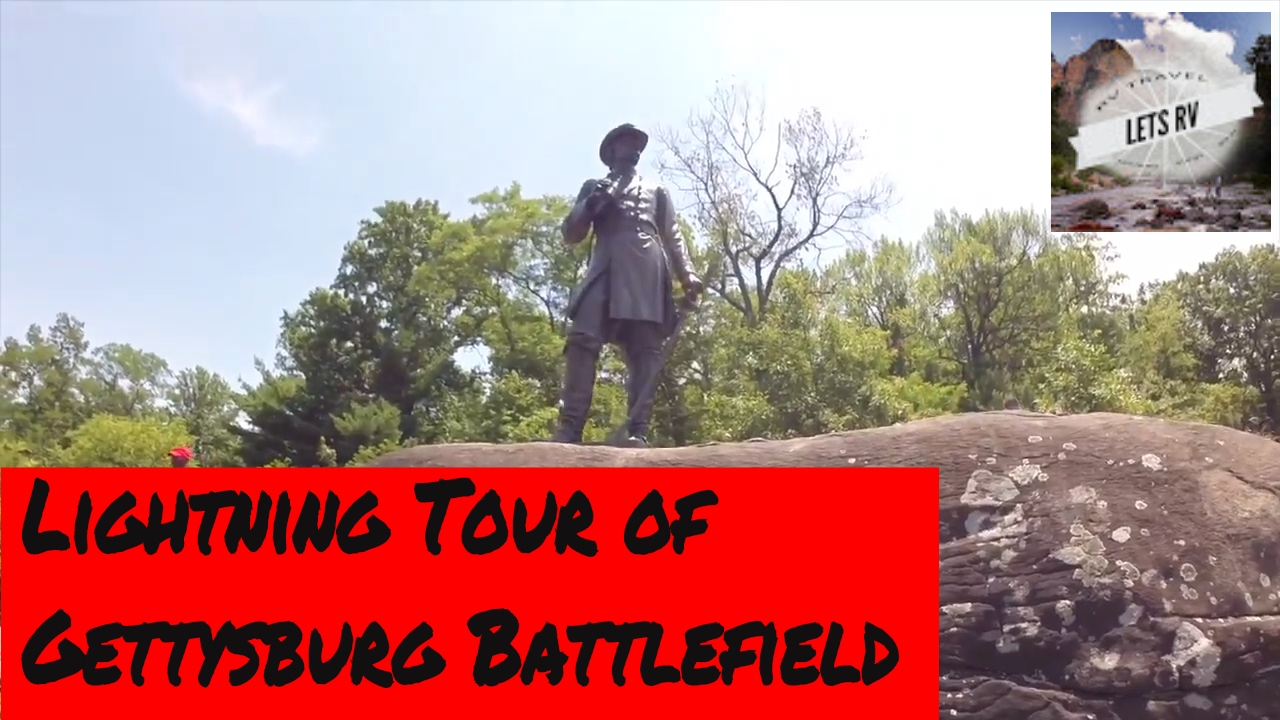 Gettysburg Battlefield Lightning Tour - YouTube