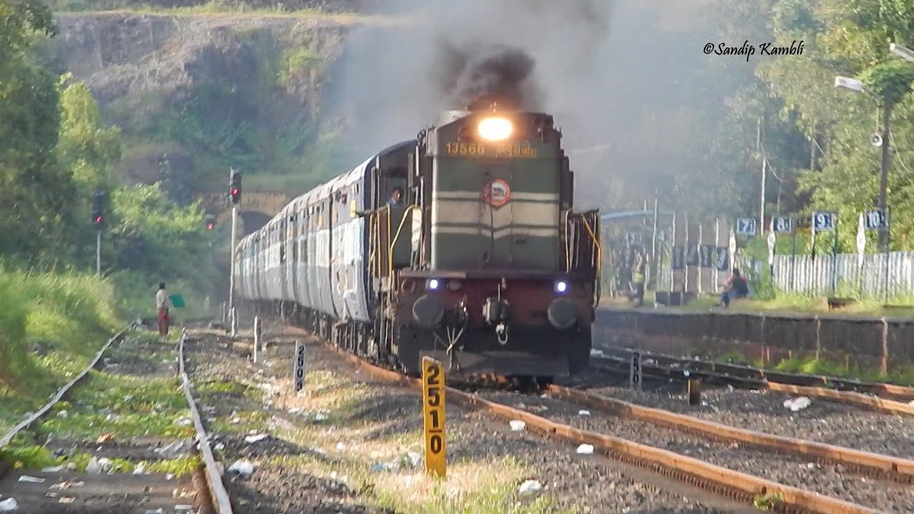 12618 Mangla Express disturbing the silence - YouTube