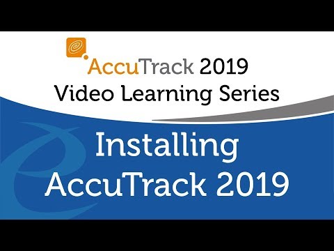 AccuTrack 2019 VLS - Installing AccuTrack 2019 - YouTube