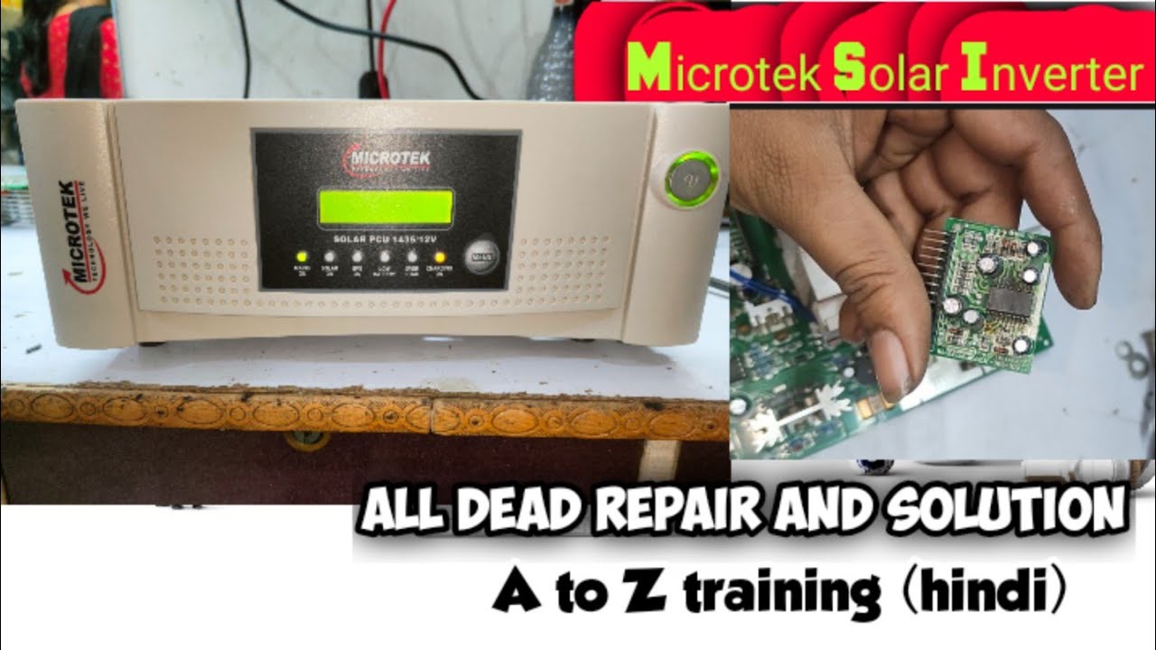 microtek solar inverter 1435 12v all Dead repair and a to z solution ...