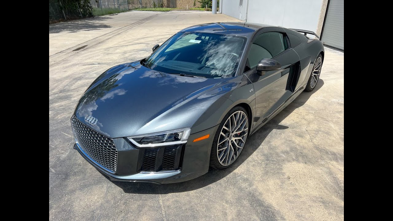 SOLD 2017 Daytona Gray Audi R8 V10 Plus Quattro S - YouTube
