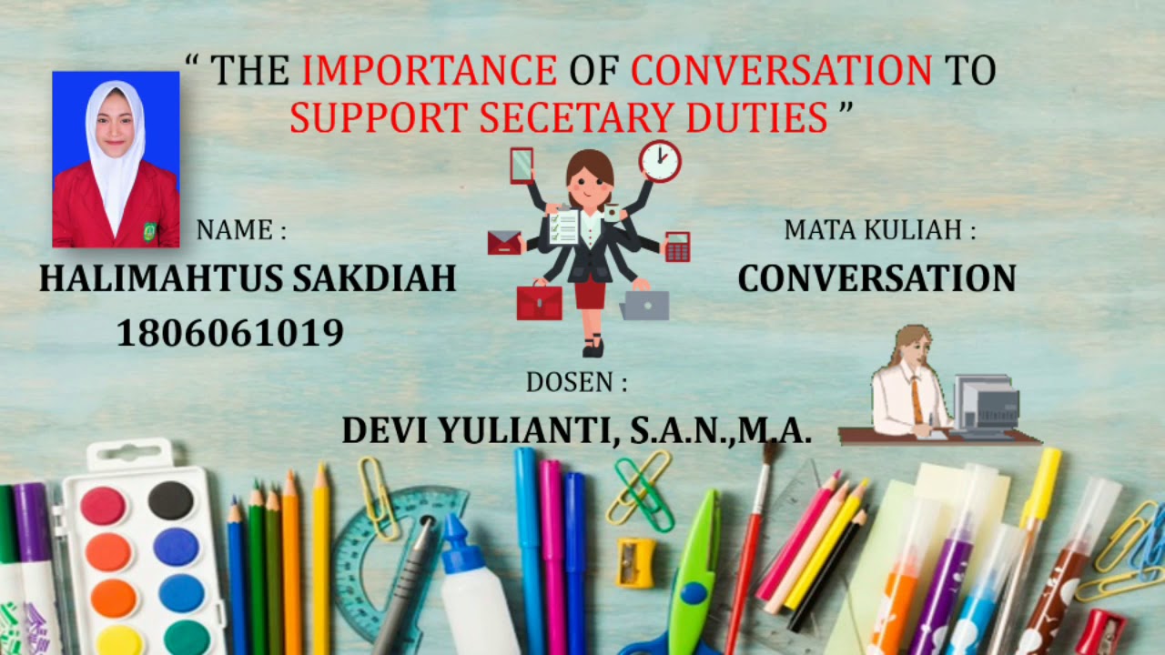 The Importance Of Conversation To Support Secretary Duties # ...