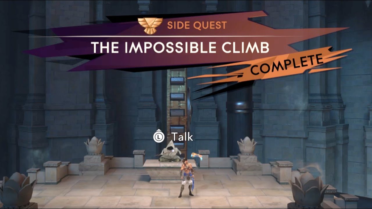 PRINCE OF PERSIA THE LOST CROWN - The Impossible Climb Side Quest Walkthrough (Upper City) - YouTube