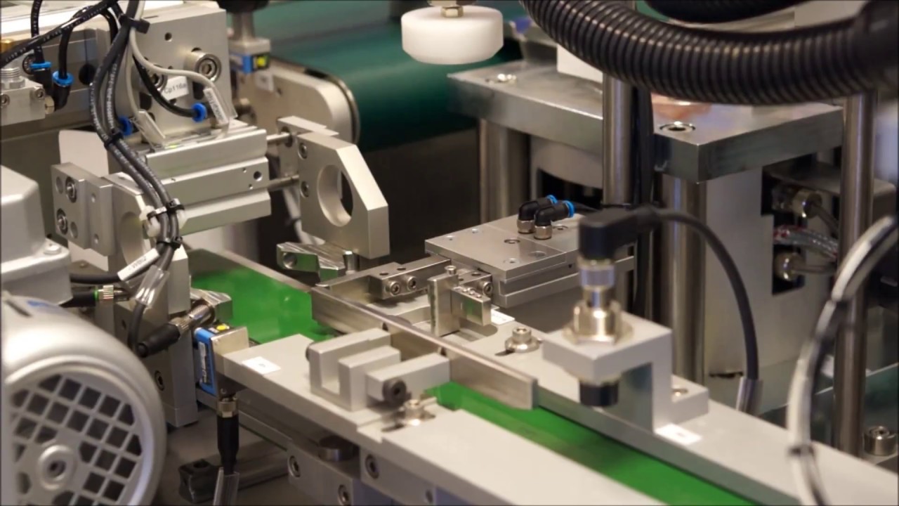 PTFE banding machine - YouTube