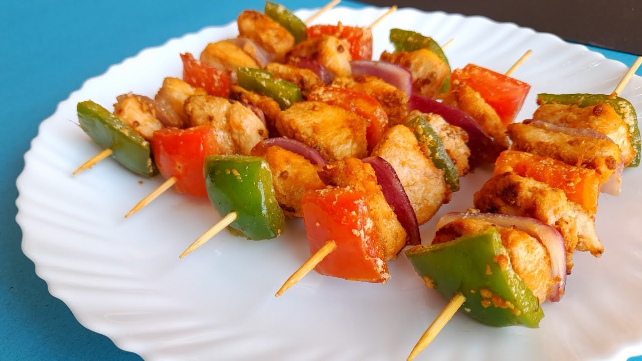 Chicken Tikka boti recipe | Chicken skewers | Chicken boti | Chicken ...