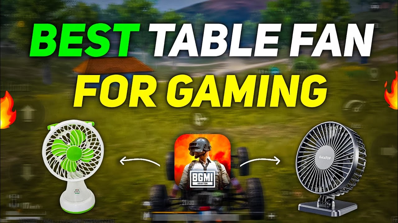 Top 3🔥Best Table fan for Gaming | Best Portable fan for Bgmi & Pubg ...