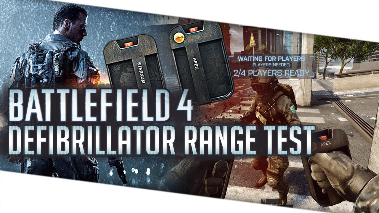 Battlefield 4 - Defibrillator Range Test - YouTube
