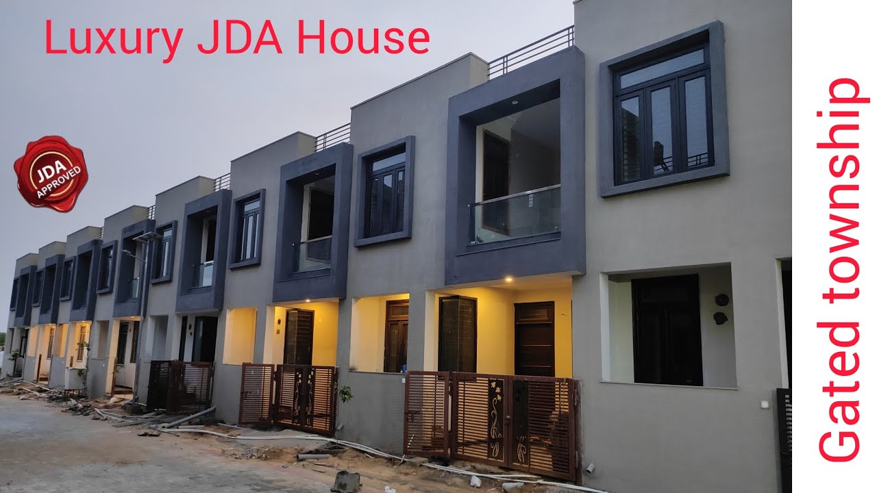 JDA PLOT VILLA/ 3 BHK Duplex JDA Ultra Luxury House / Gated Township ...