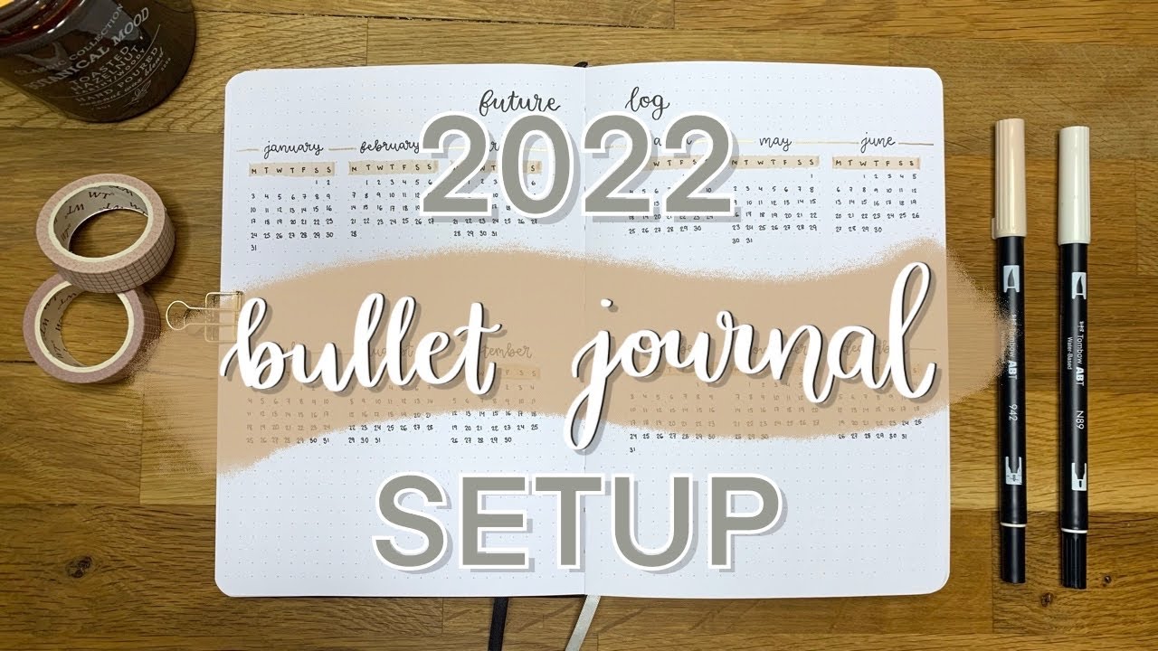 2022 Bullet Journal Setup | Simple And Beginner Friendly Bujo Spreads ...