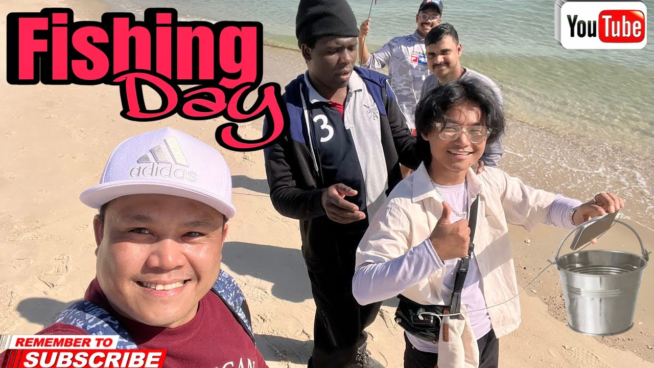 Fishing Day | Mahboula Sea Side | Renzo Vlog - YouTube