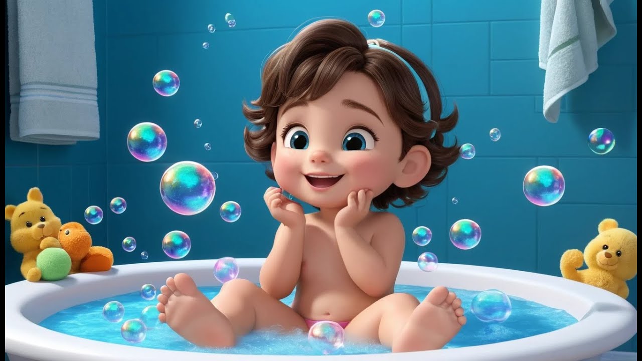 Splish, Splash, A Rainbow Bath Rhyme Song | Popular Nursery Rhyme ...