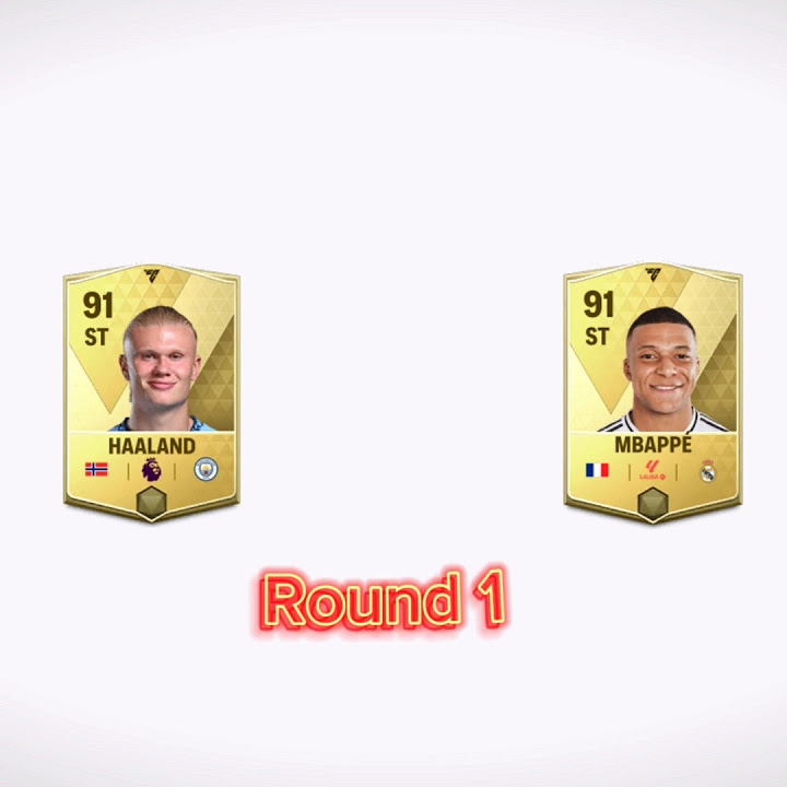 Haaland VS Mbappe ☠️ #fcmobile #fcmobile25 #eafcmobile #eafc25 #shorts ...