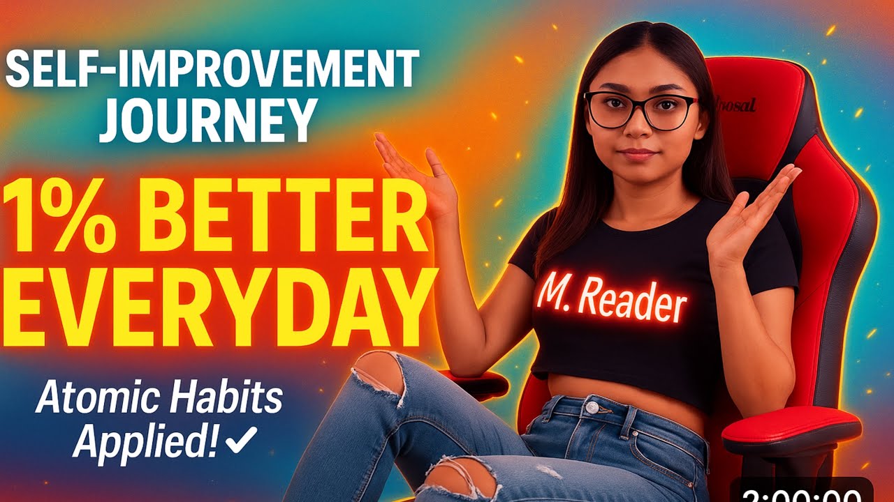 "1% Better Everyday | Self-Improvement Journey with Atomic Habits | Manisha Reader # ...