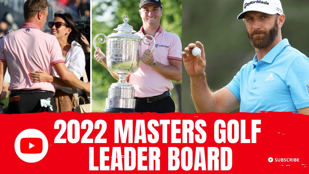2023 Masters Golf Leader Board - Golf Lover - YouTube