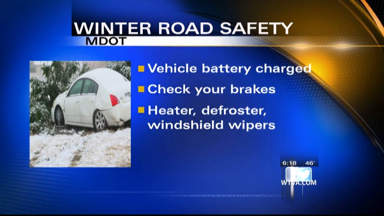 MDOT provides winter roadside tips - YouTube