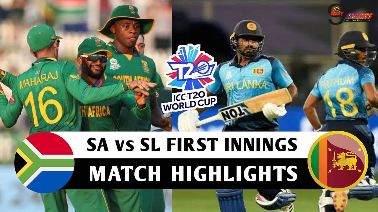 SL vs SA FIRST INNINGS MATCH 25 HIGHLIGHTS T20 WORLD CUP 2021 | SOUTH ...