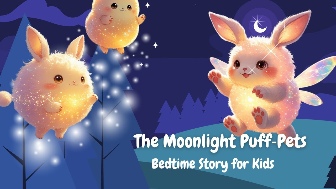 “The Moonlight Puff‑Pets Bedtime Story Read Aloud for Sleepy Kids ...