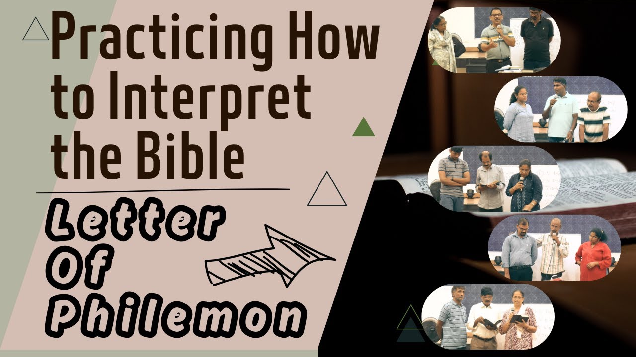 Interpretation exercise - Letter of Philemon by all the Bible Study ...