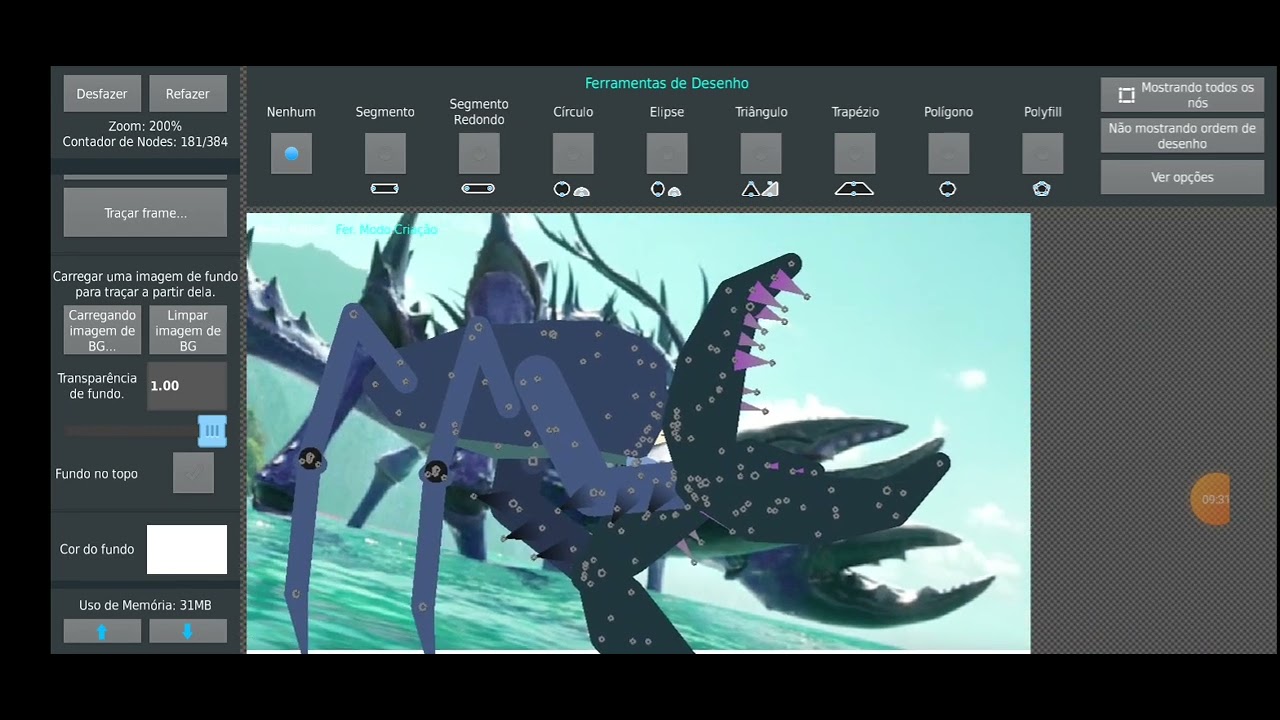 Making Purple the giant crab (Sea Beast) - YouTube