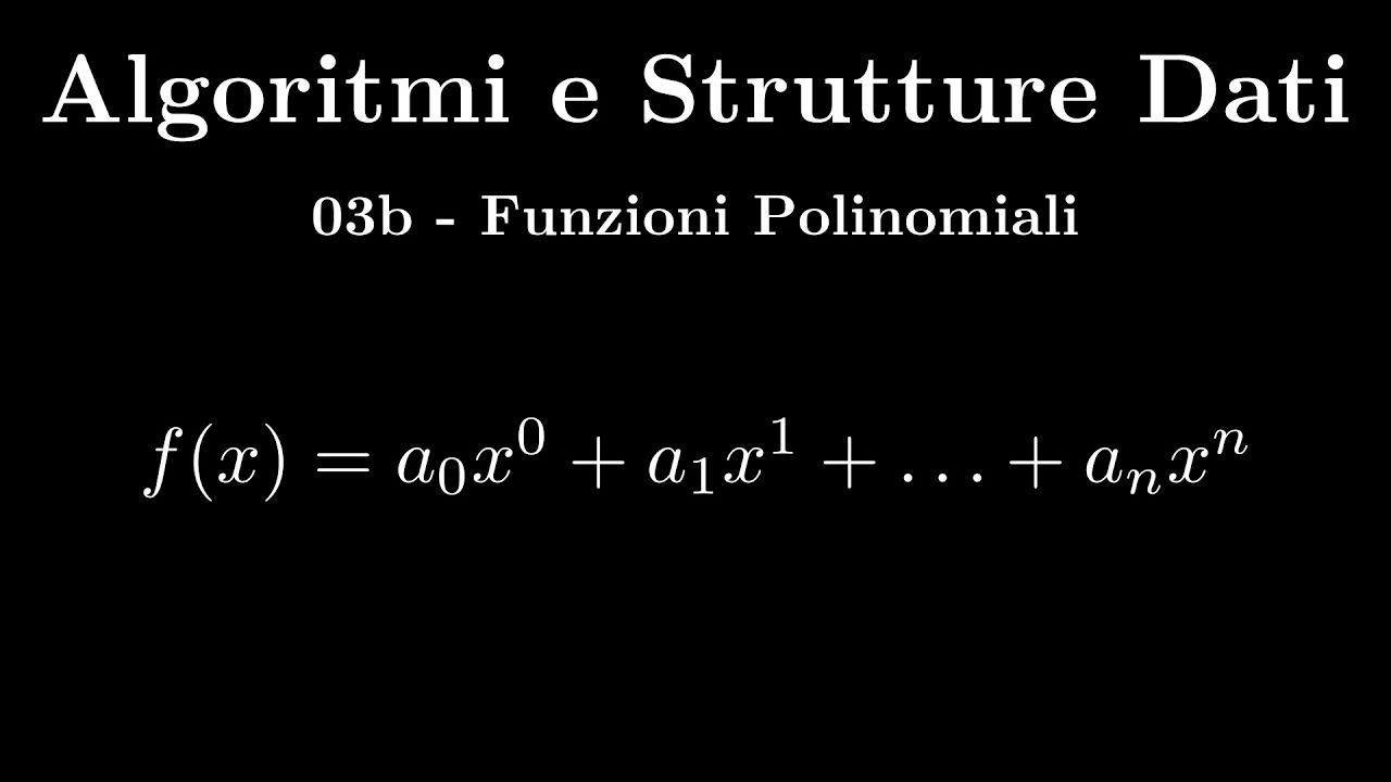 Funzioni Polinomiali - YouTube