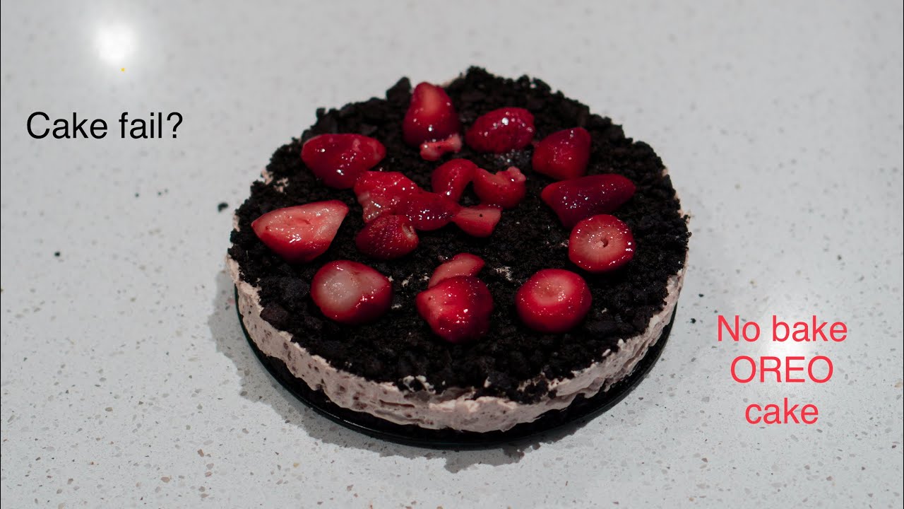 vlog #40 Cake fail?? I made a no bake oreo cheesecake in quarantine ...