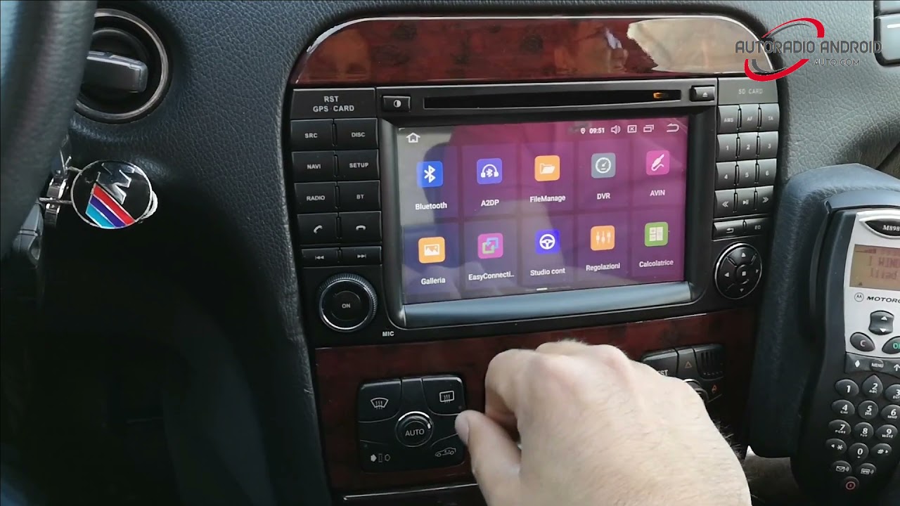 Autoradio Mercedes Classe S W220 GPS - YouTube