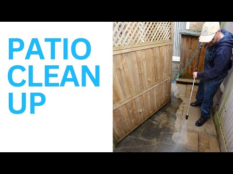 Patio Clean Up - YouTube