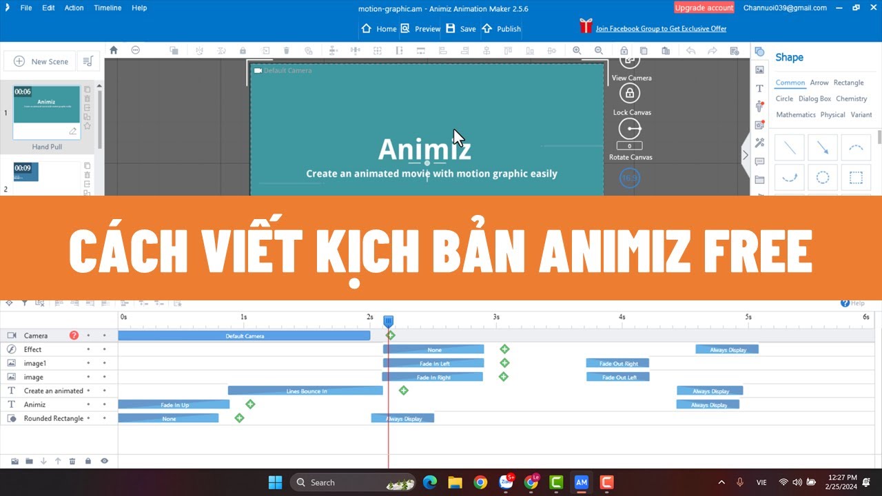 CÁCH VIẾT KỊCH BẢN TRÊN PHẦN MỀM ANIMIZ ANIMATION MAKER - YouTube
