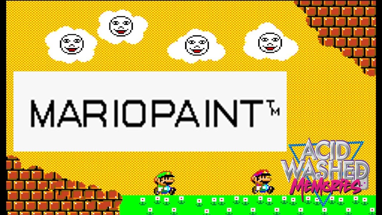 Mario Games of 1992 - Mario Paint - YouTube