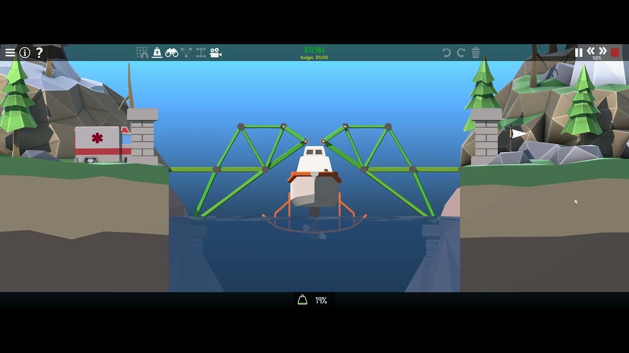 Poly Bridge 2 - Level 1-13 - YouTube
