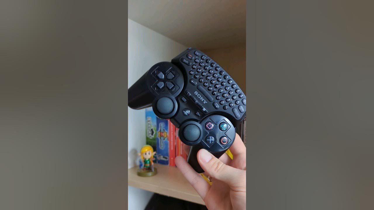 Клавиатура для геймпада PS3. Обзор #dualshock #ps3 #keypad - YouTube