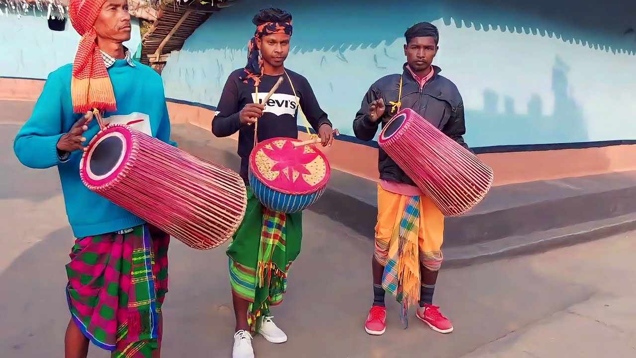 SOHRAI TUMDAK RU||HOW TO PLAY SANTHALI TRADITIONAL INSTRUMENTS||MASTER ...