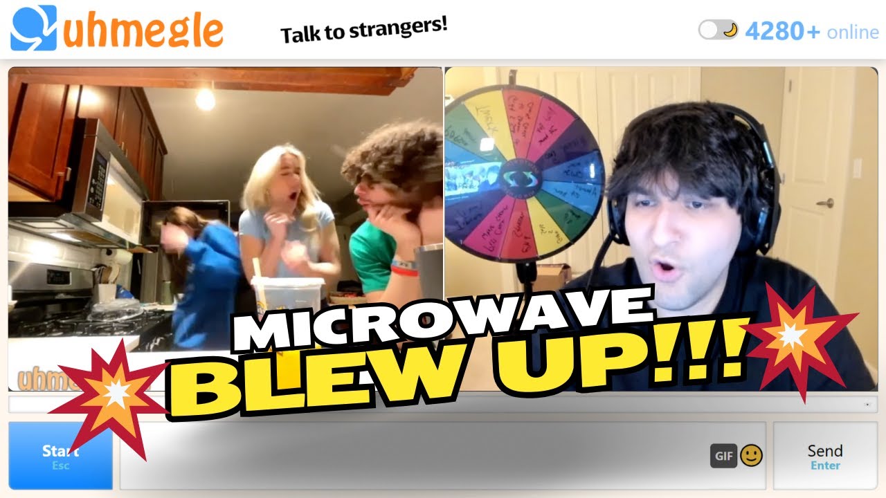 EGG IN MICROWAVE PRANK ON OMEGLE!! IT GOT ALL OVER HER!! - YouTube