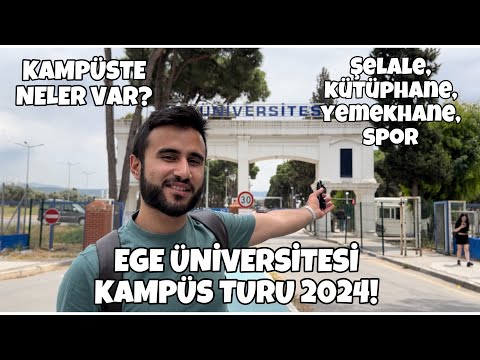 Ege Üniversitesi Ana Kampüs Turu 2024, Kampüste Neler Var? Üniversite Kampüs Vlog, İzmir Vlog