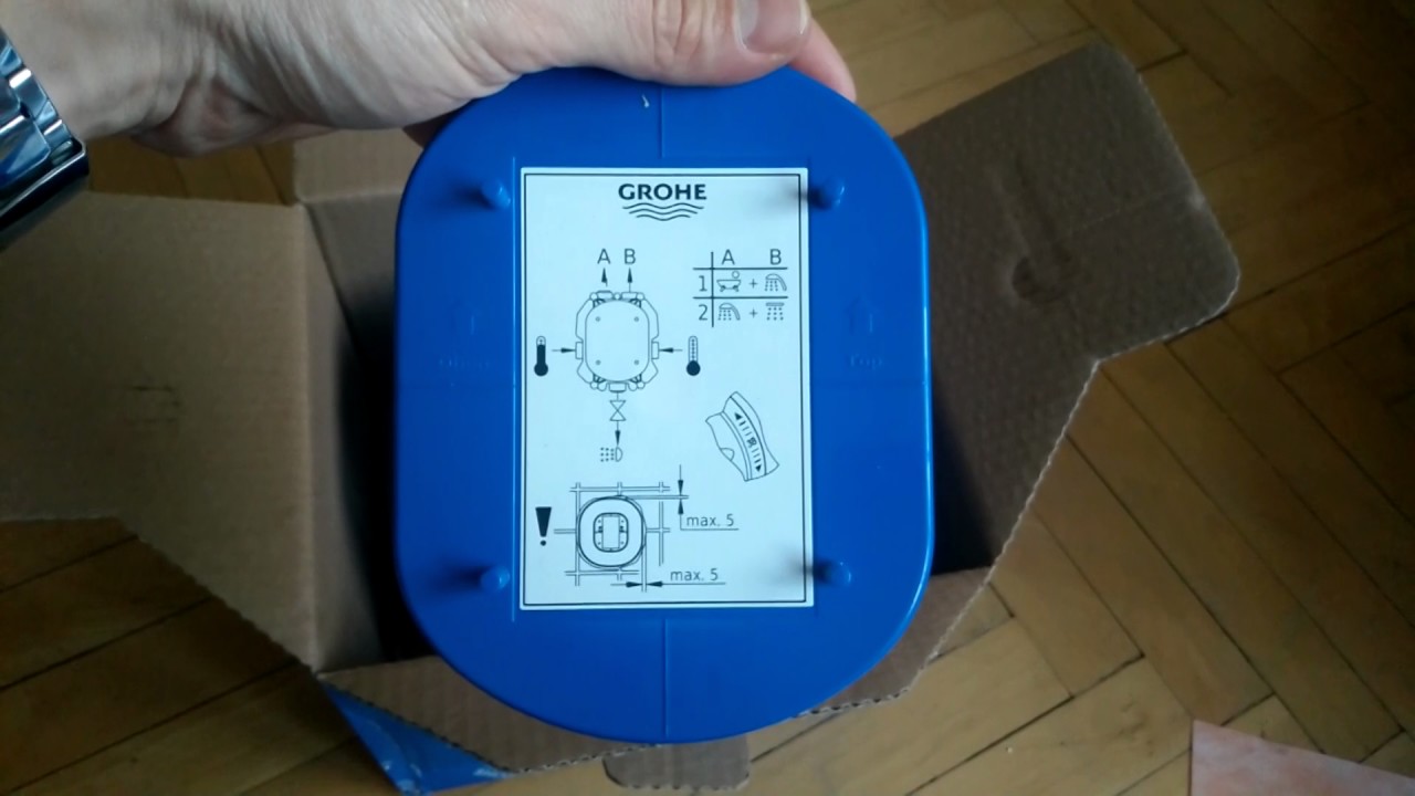 Grohe Rapido T Universal Thermostatic mixer unpack / Rozbaleni 35500000 ...