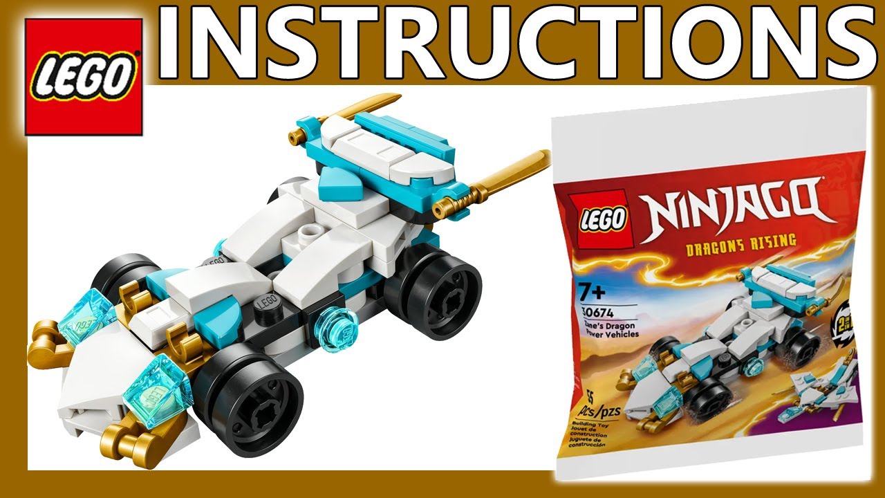 LEGO instructions | Zane's Dragon Power Vehicles | 30674 | LEGO NINJAGO ...
