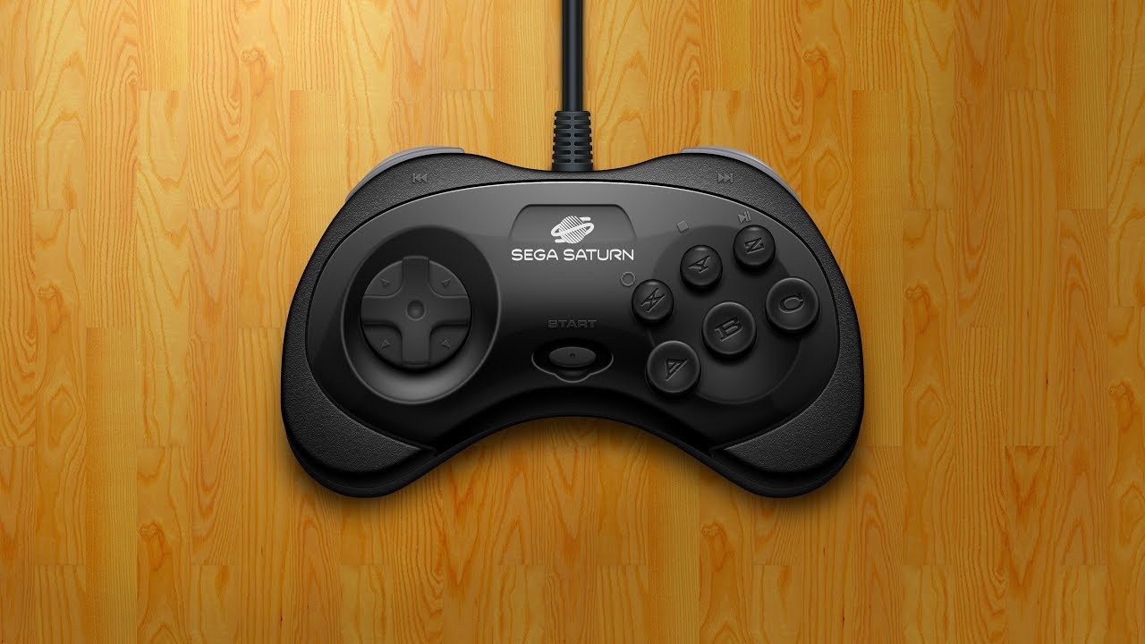 Sega Saturn Controller Timelapse - YouTube