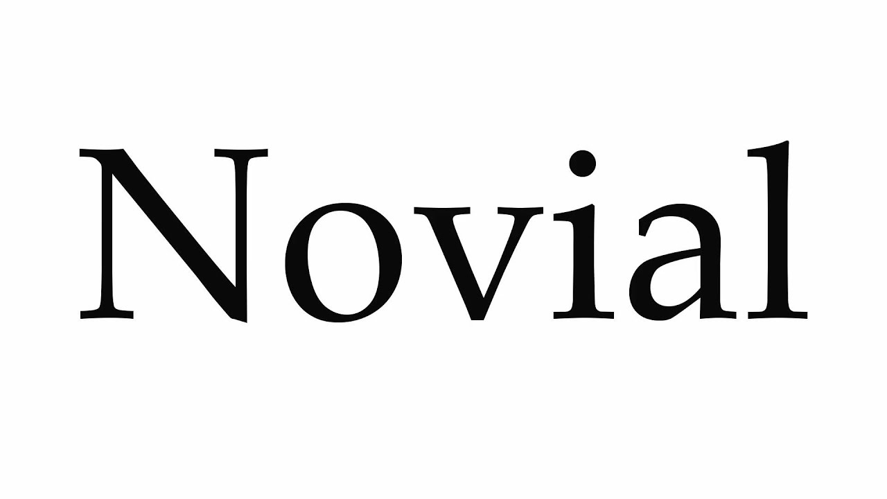 How to Pronounce Novial - YouTube