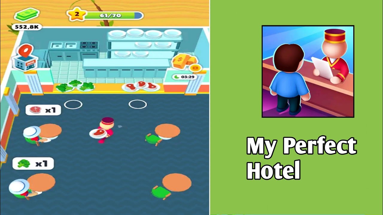 MAX LEVEL in My Perfect Hotel Game! - YouTube