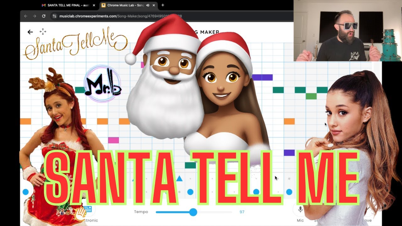 SANTA TELL ME on Chrome Music Lab - YouTube