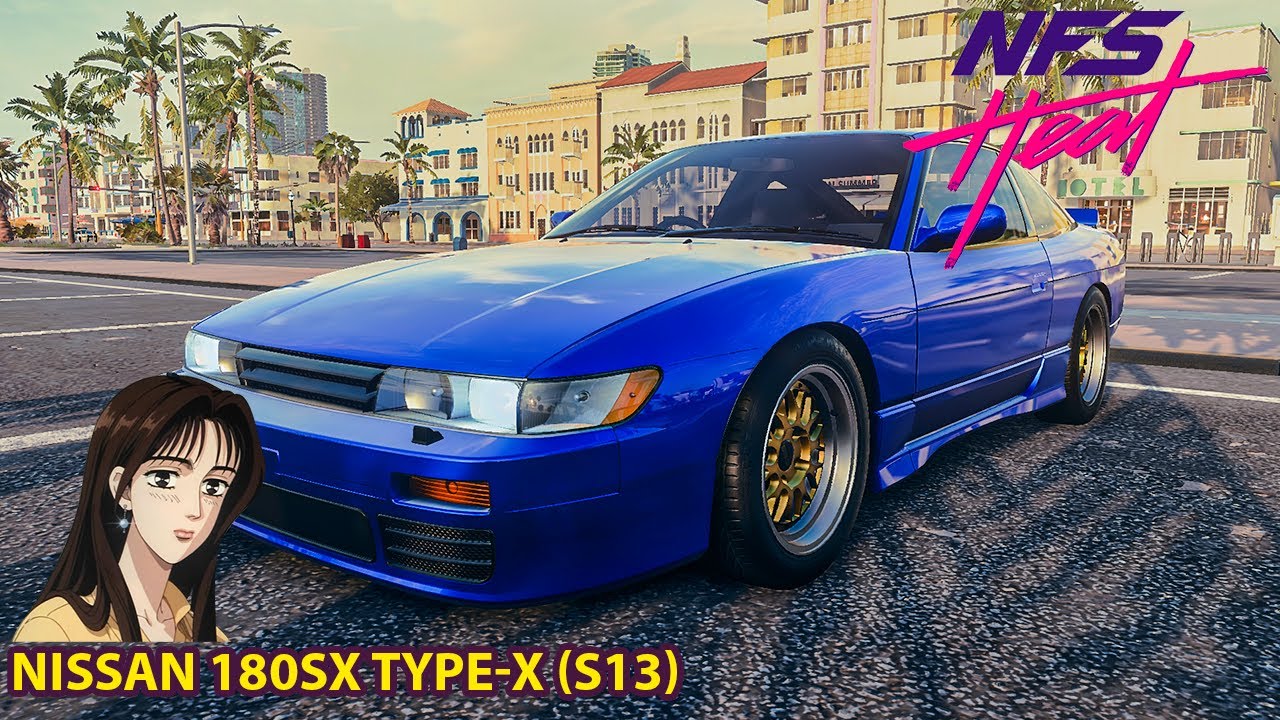 Need For Speed Heat - Mako Sato's Nissan 180SX Type-X (S13) - YouTube