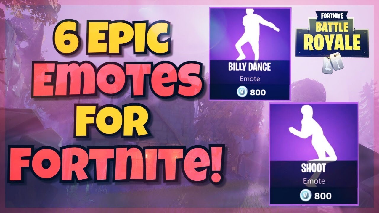 6 AMAZING Emote Ideas For Fortnite Battle Royale - FUNNY DANCES/EMOTES ...