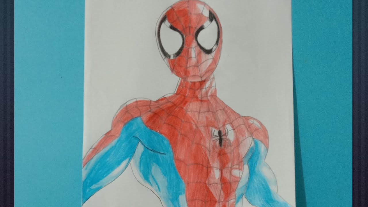 spiderman drawing tutorial || spider man sketch easy - YouTube
