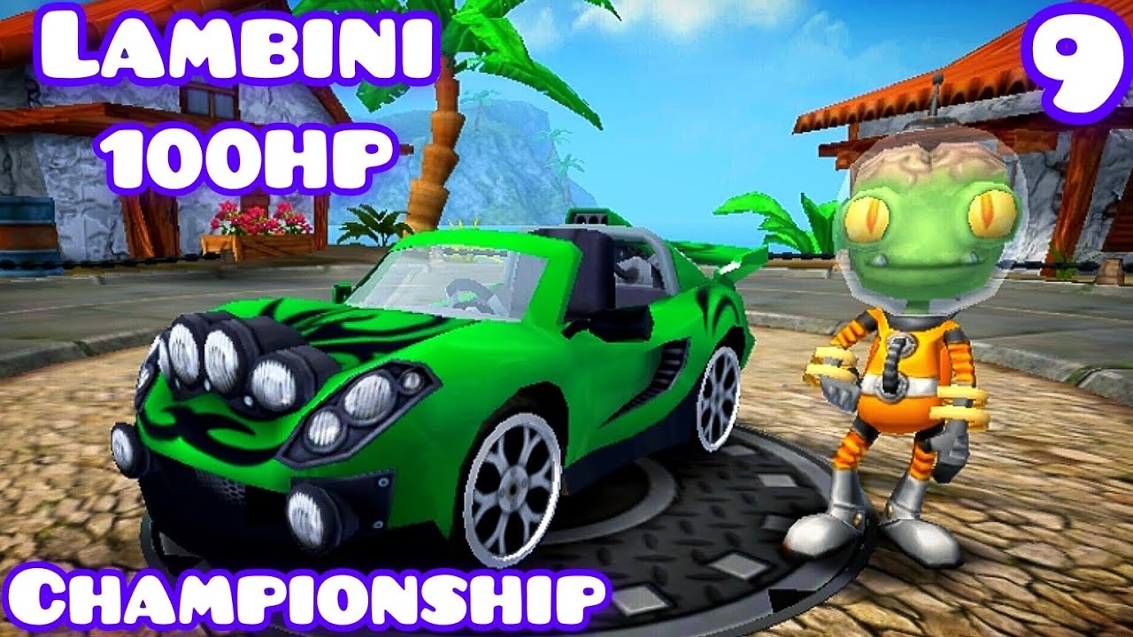 beach buggy racing gameplay 🎯| part 38 | Championship Lambini 100HP 🔥 # ...
