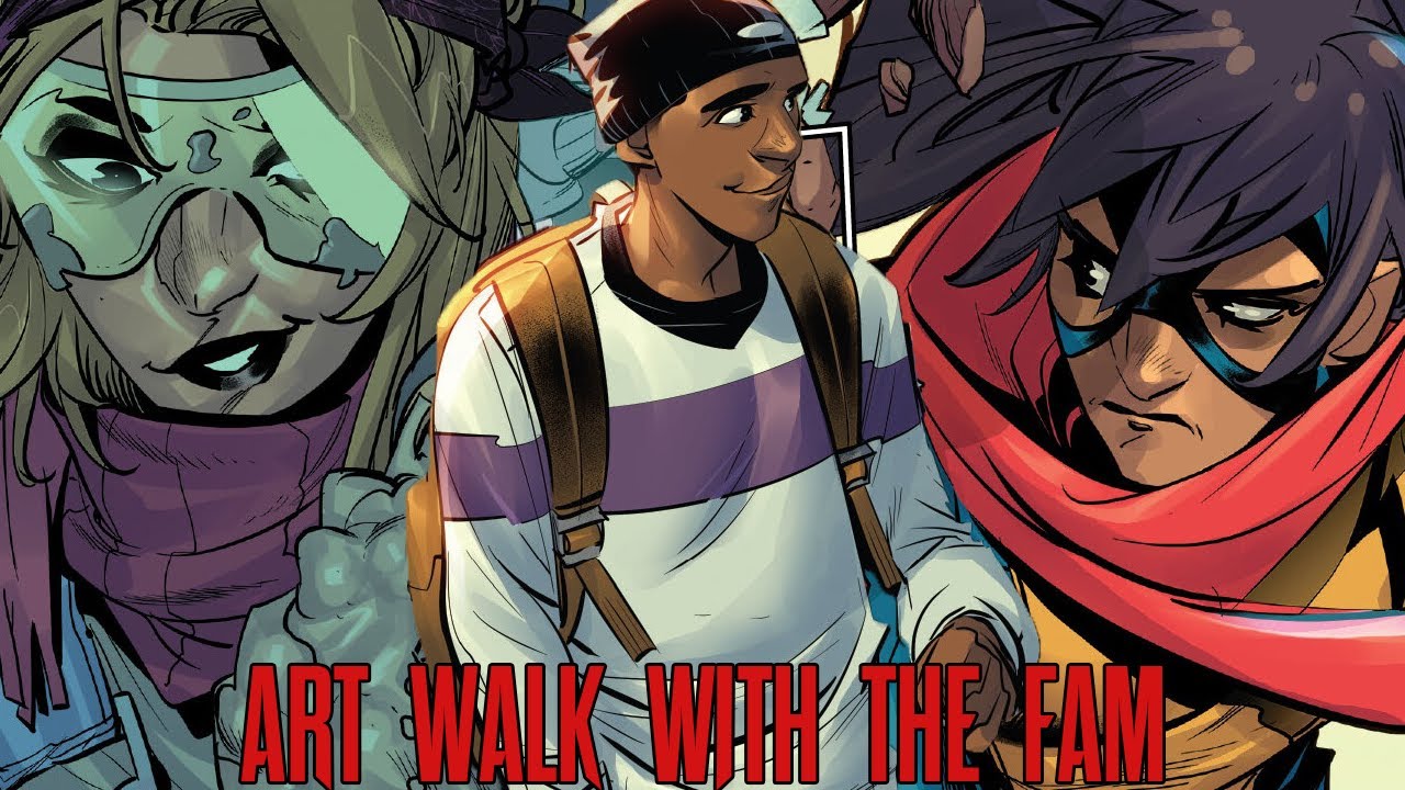 Miles Morales: Spider-Man Issue 20 (302) Reaction Art Walk With The Fam ...