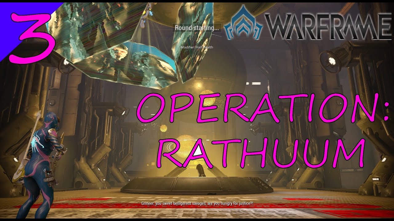 Let's Play Warframe Operation Rathuum S3 - Rathuum Sigil - YouTube