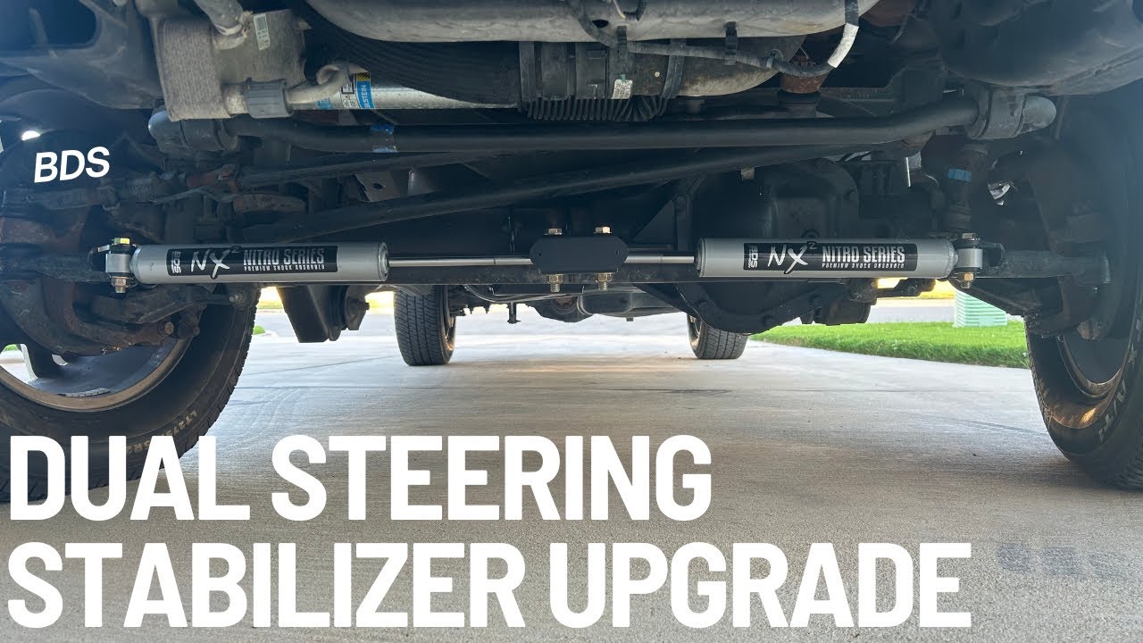 2011-2025 F250 F350 Dual Steering Stabilizer Install - YouTube