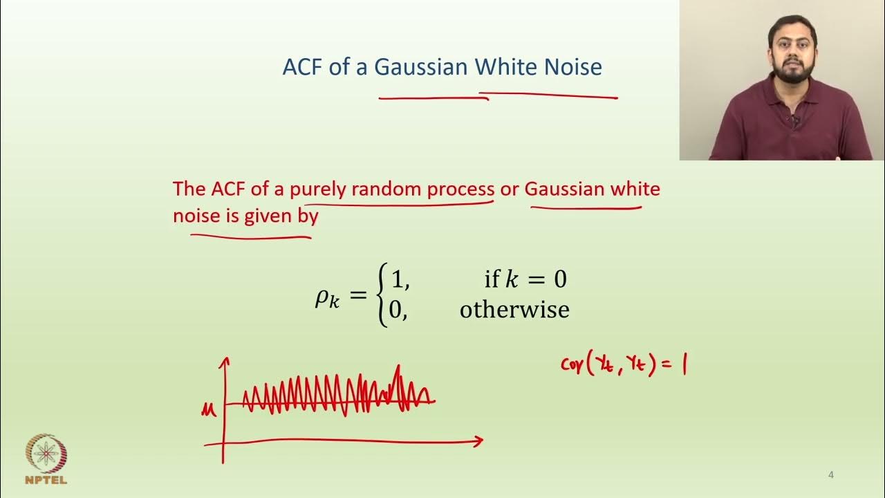 Week 02: Lecture 08: Autocorrelation and the Partial Autocorrelation Functions - YouTube