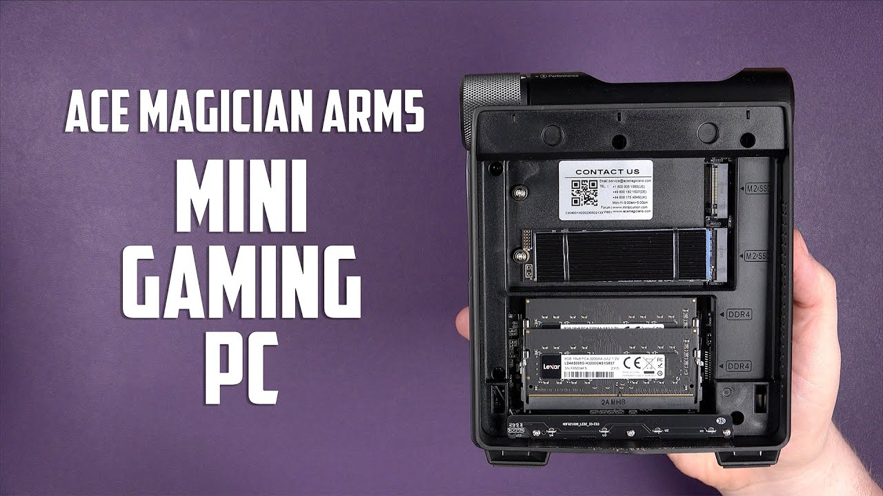 Ace Magician AMR5 Mini Gaming PC - YouTube