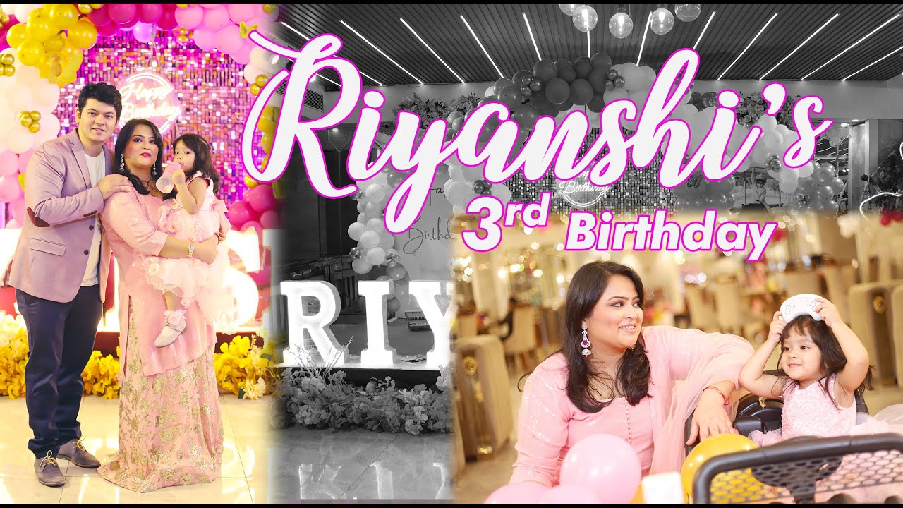RIYANSHI'S 3rd BIRTHDAY | CINEMATIC TEASER | RAMA CELEBRATION NOIDA - YouTube